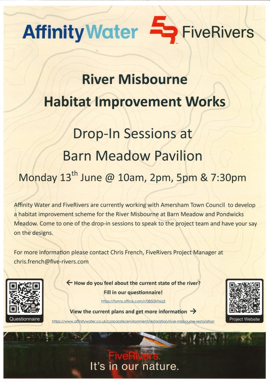 River Misbourne Habitat Improvement Works - Amersham Town Council