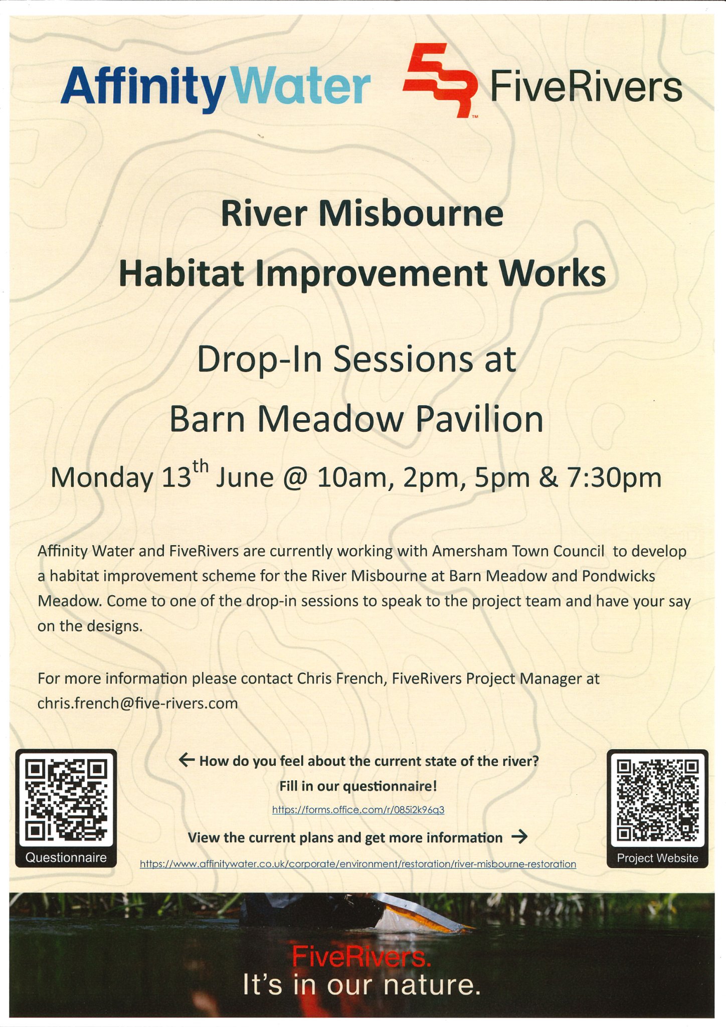River Misbourne Habitat Improvement Works - Amersham Town Council