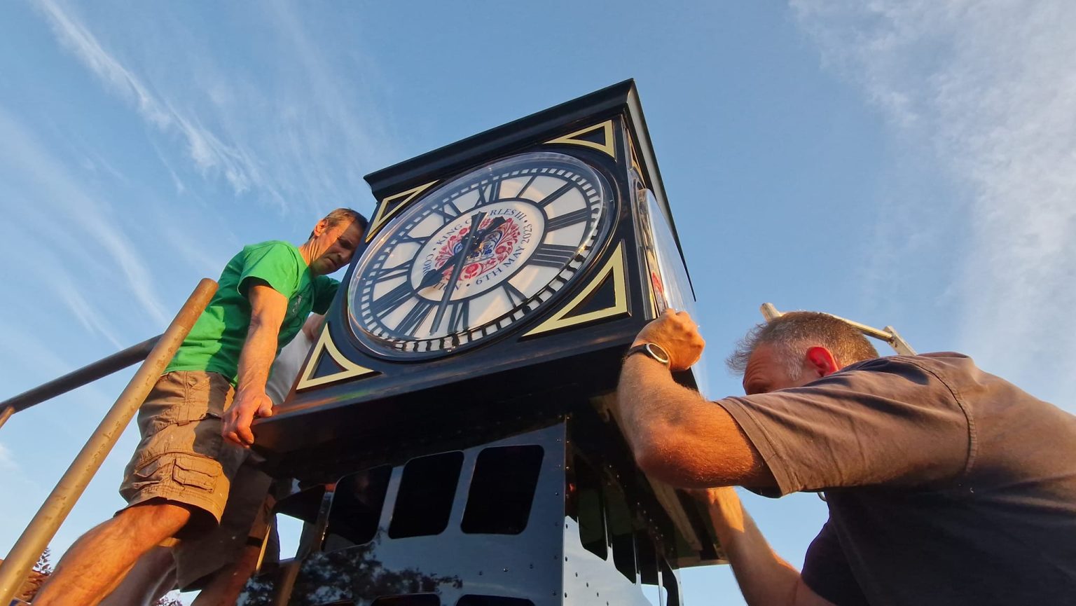 Coronation Clock at the Memorial Gardens - Amersham Town Council