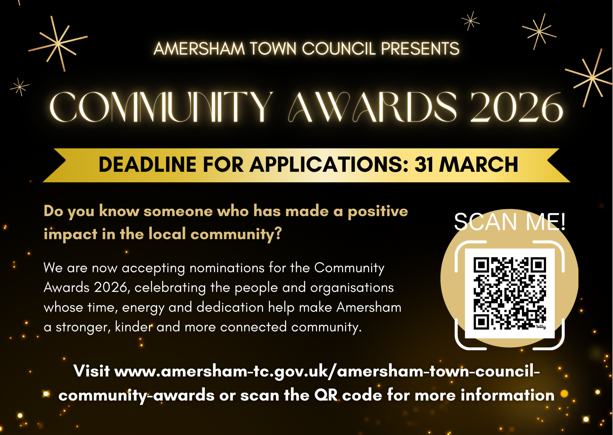 Amersham Town Council Community Awards - Amersham Town Council